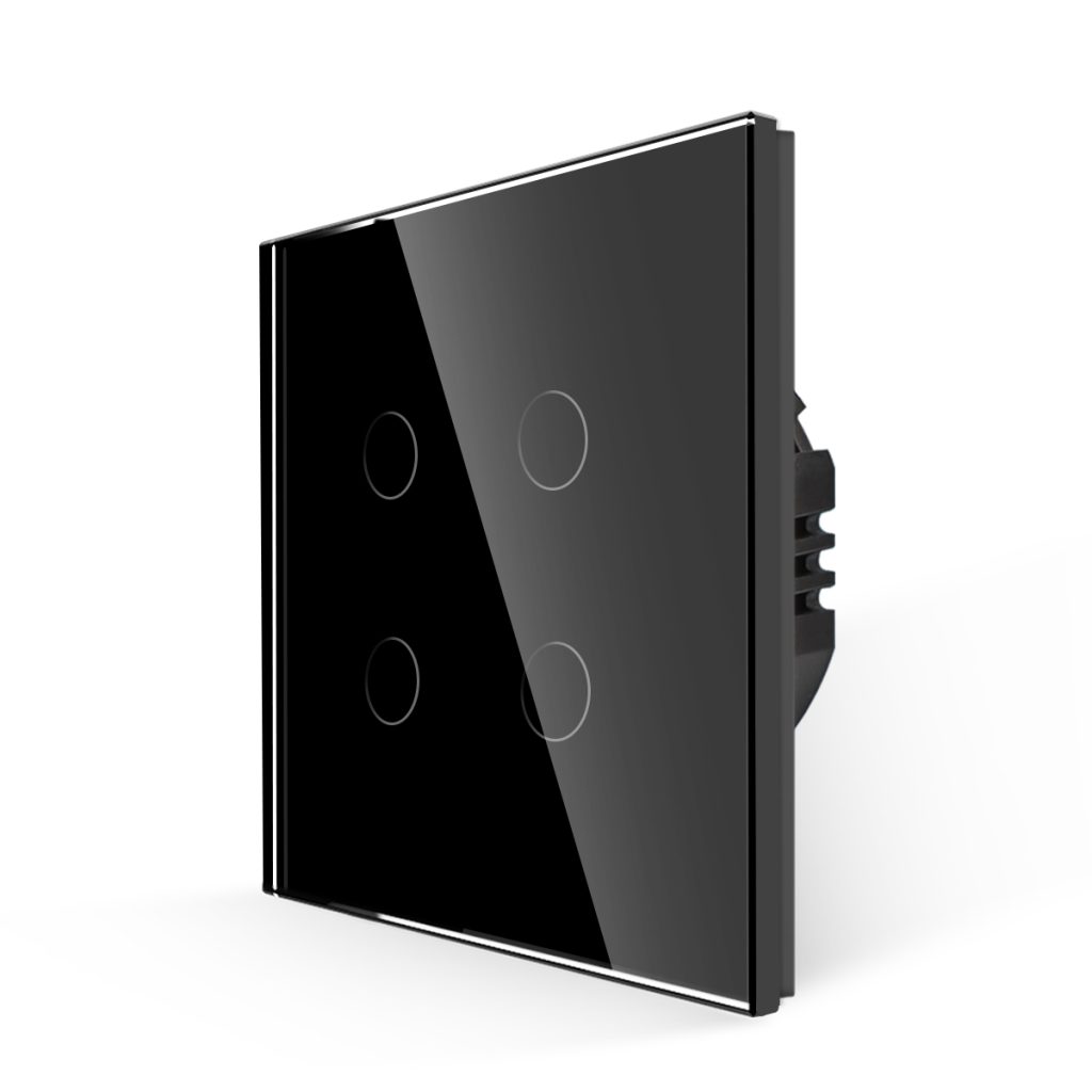 Bingoelec 4gang1way Wall Light Touch Sensor Switch 500W/gang