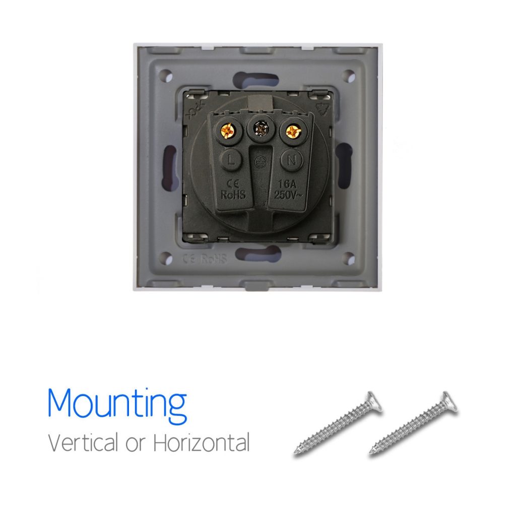 Bingoelec Europe Type F Wall Socket with Cover