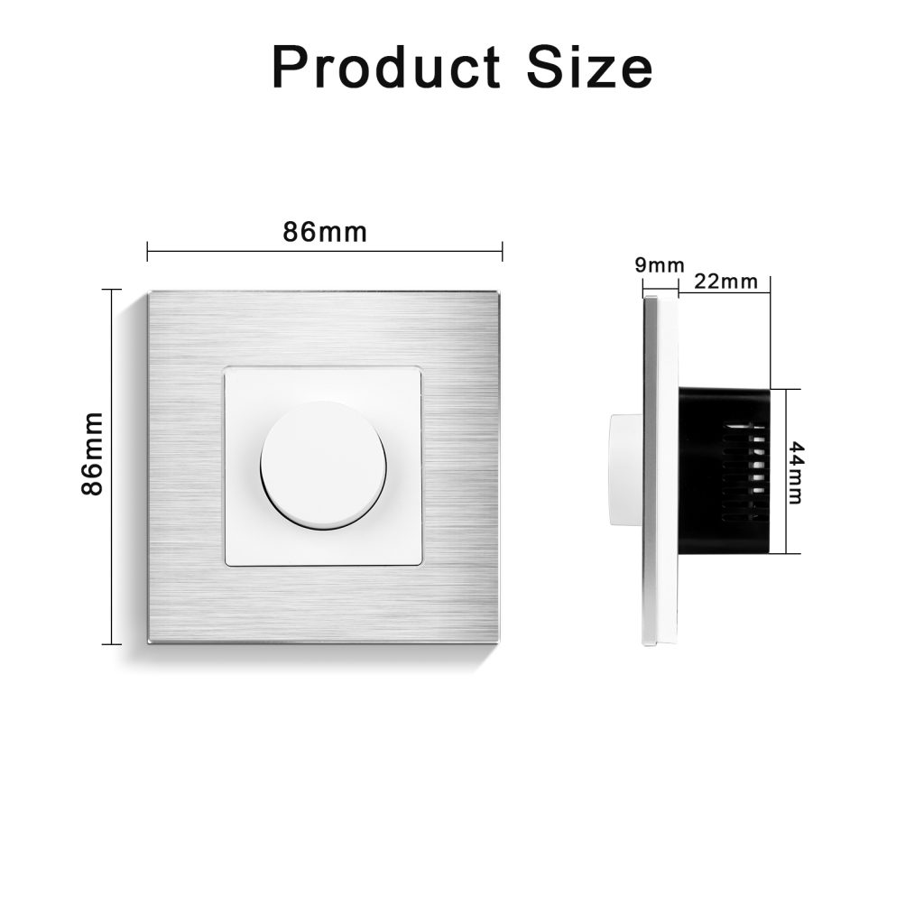 Bingoelec Metal Light Dimmer Switch