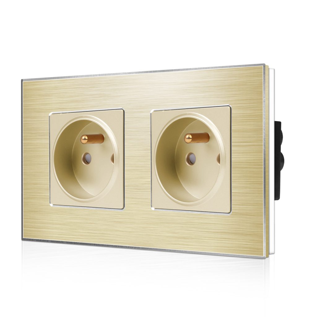 Bingoelec Double Europe Type E Wall Socket