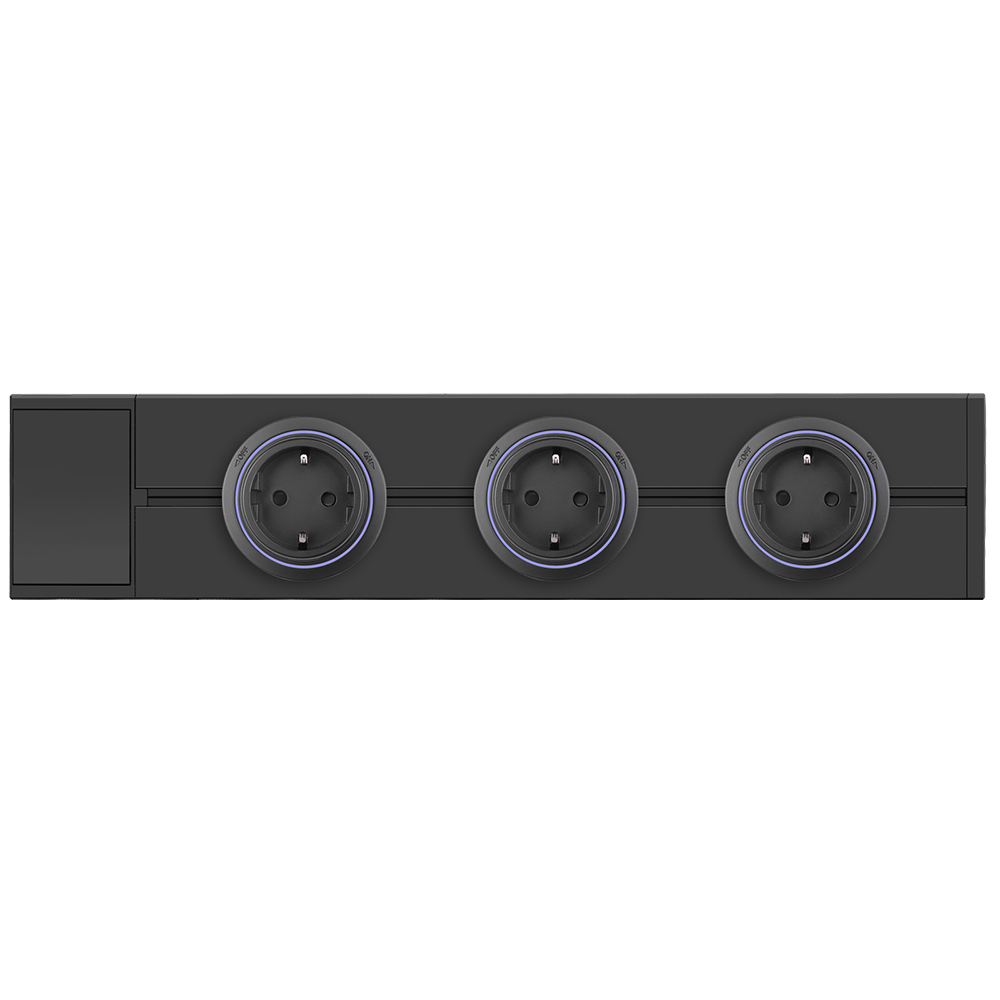 Bingoelec Home 50cm Track Socket Rail Track with switch 32A Movable Outlets